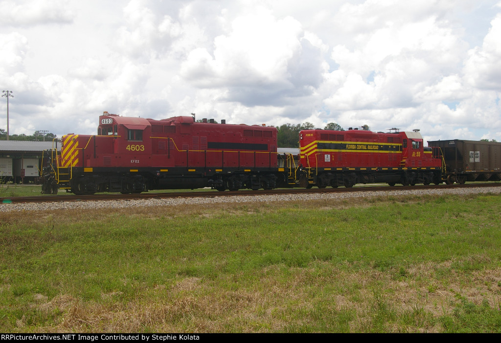 KFRX 4603 FCEN 55 WAITING FOR NEXT JOB